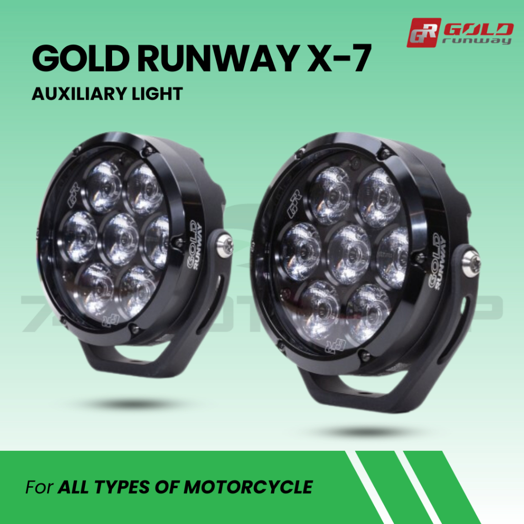 GOLD RUNWAY GR X-7 PRO 170 WATTS LED AUXILIARY LIGHTS | Shopee Philippines