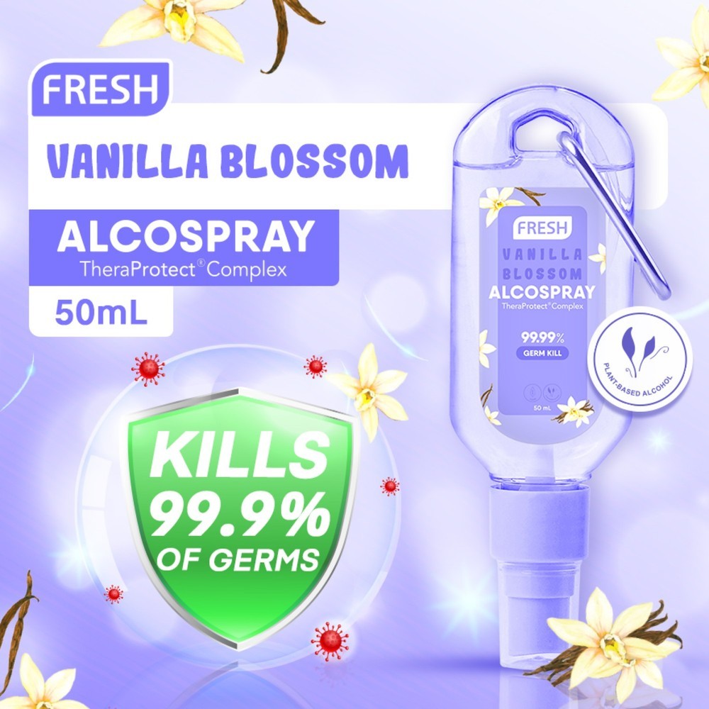 Fresh Vanilla Blossom Alcospray 50 mL | Shopee Philippines