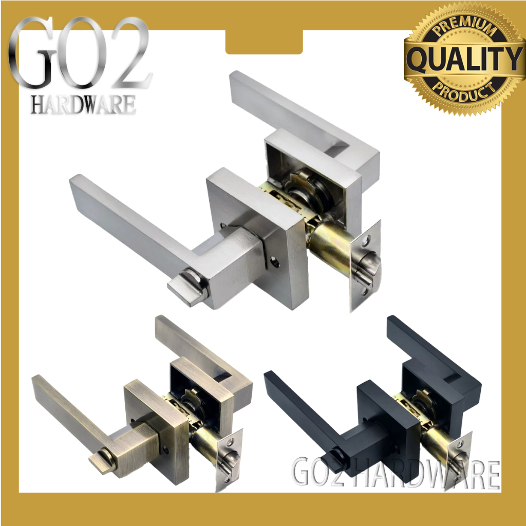 Stainless Steel Muted Tubular Door Knob Triangle Shape for Doors ...