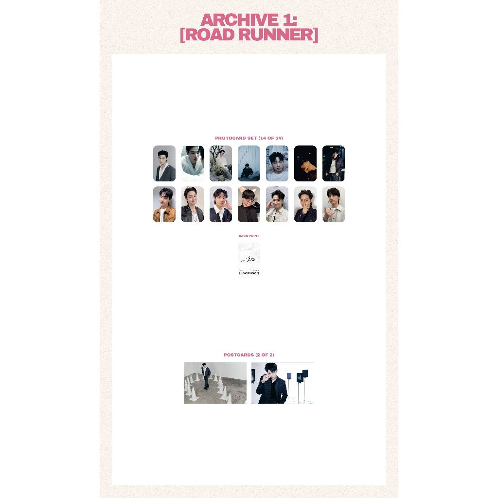 JAY B 'ARCHIVE 1: [ROAD RUNNER]' Fanmade Photocard Set | Shopee Philippines