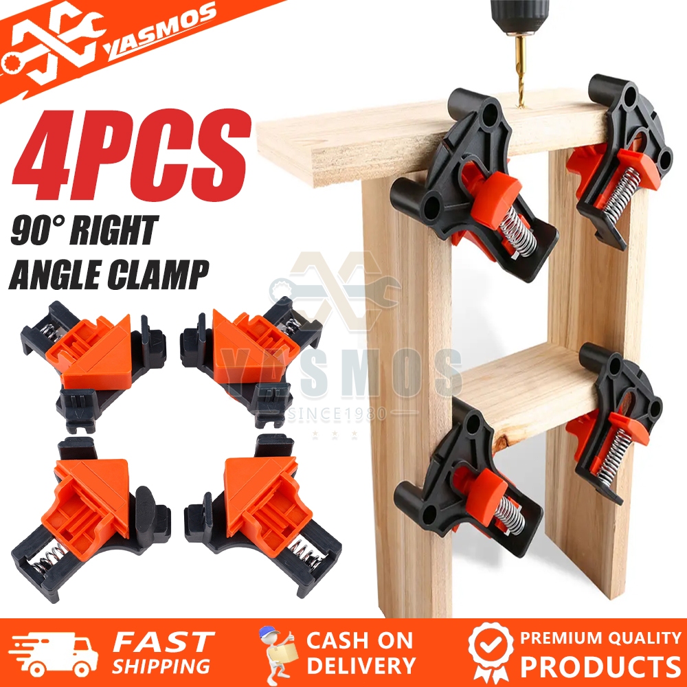 90 Degree Corner Clamps,Wood Working Tools, 4PCS Right Angle Clamps ...