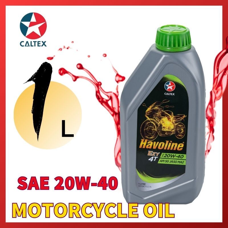 1L Havoline 4T （20W-40 and 10W-40 and 5W40）1L Engine Oil 100% | Shopee ...
