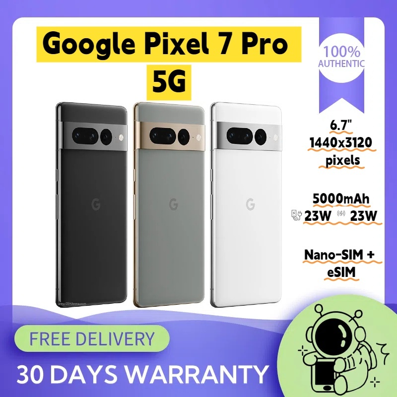 Pixel 7 Pro | Unlocked Preloved | 5000 mAh US variant | lightly used ...