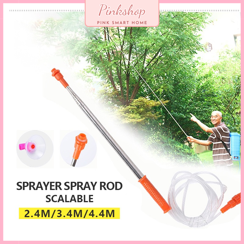 4.1m Retractable Spraying Rod Stainless Steel Pesticide Spray Sprayer ...