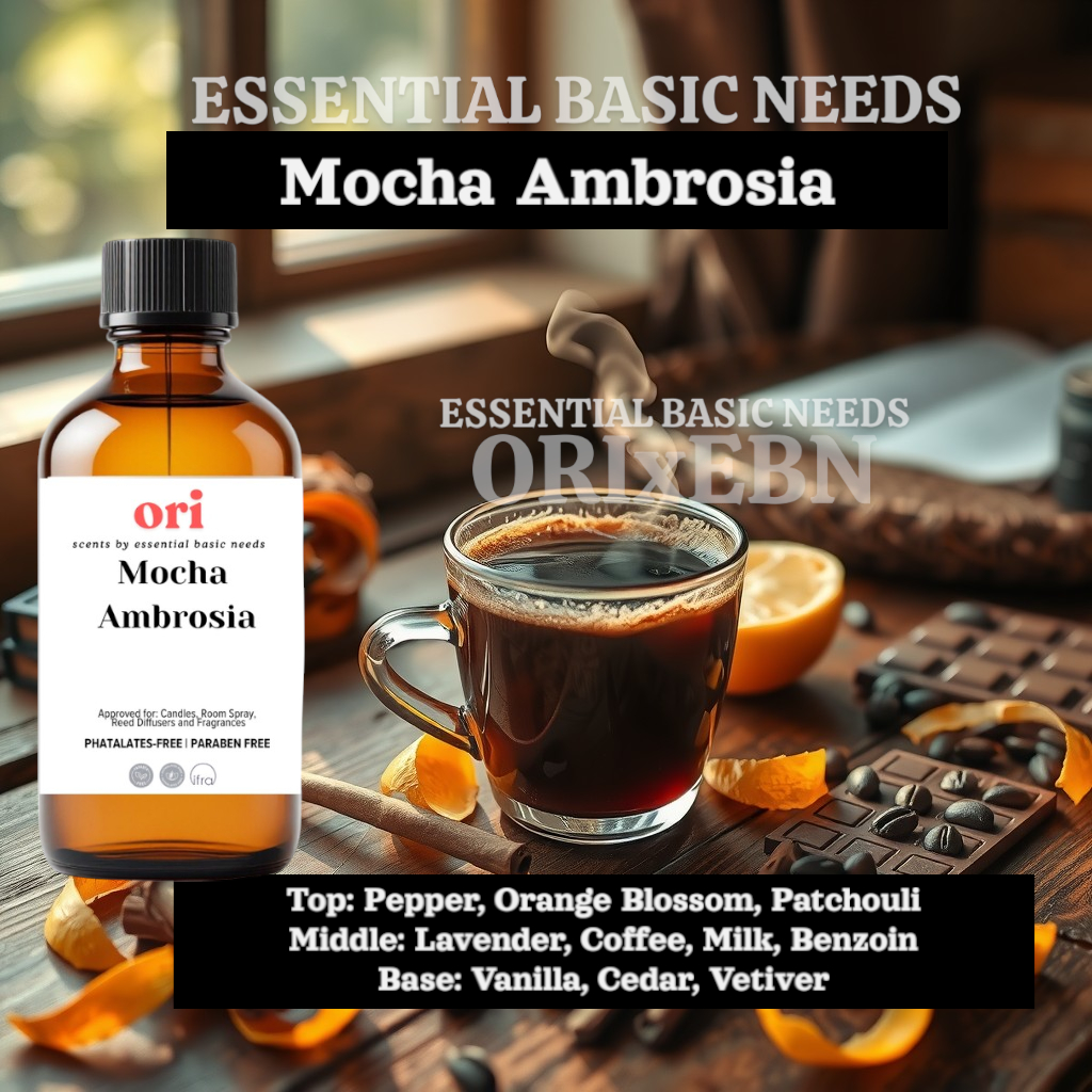 MOCHA AMBROSIA - Pure Fragrance Oil [For candles, diffusers ...