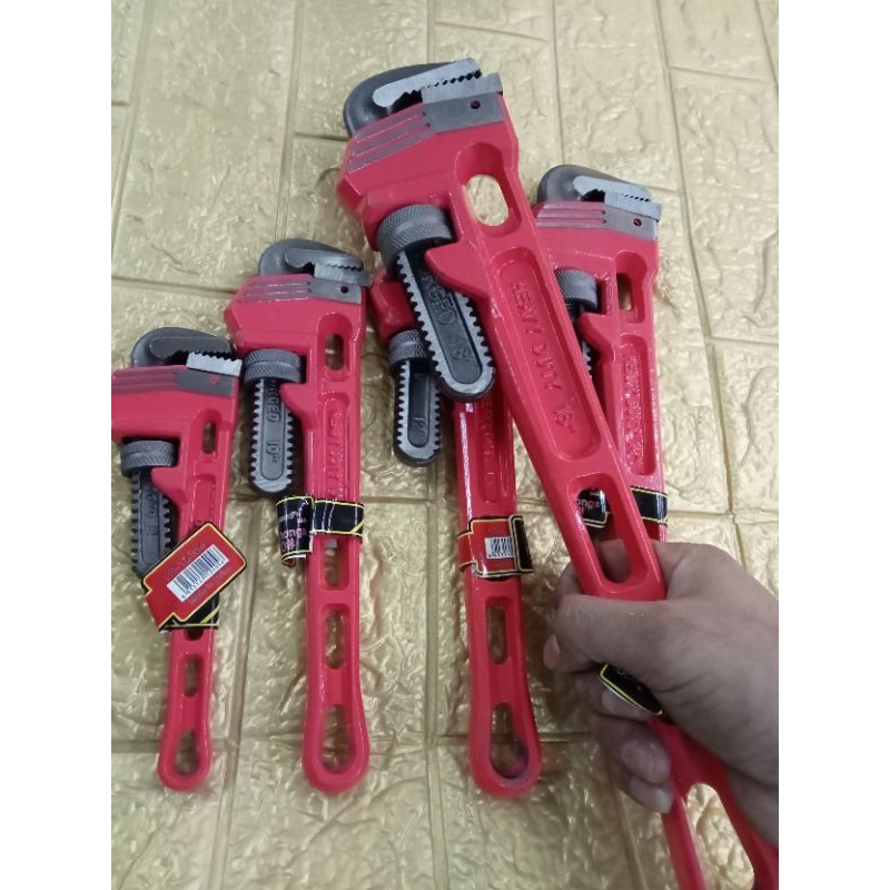 Heavy Duty Yabe Tubo Pipe Wrench | Shopee Philippines