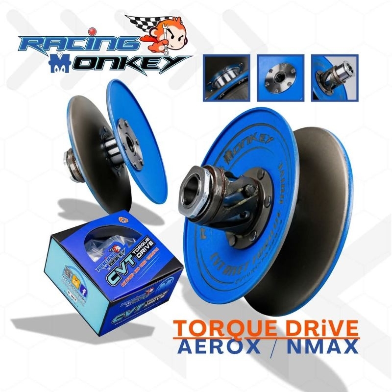 RACING MONKEY RM TORQUE DRIVE ASSY FOR YAMAHA NMAX 155 / AEROX / V1 V2 | Shopee Philippines