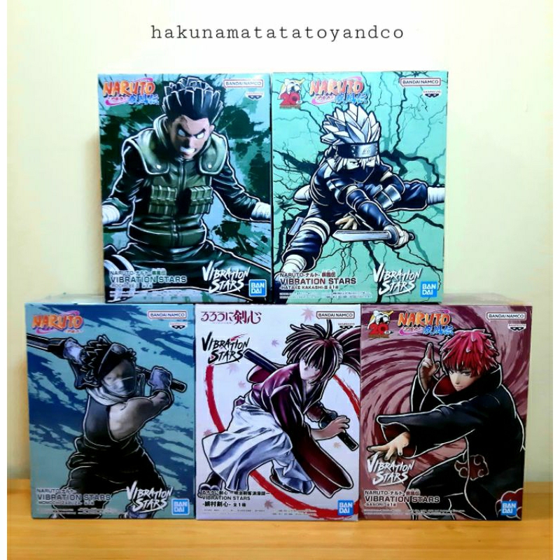 Vibration Stars Figures Kenshin Himura / Naruto Shippuden Kakashi ...