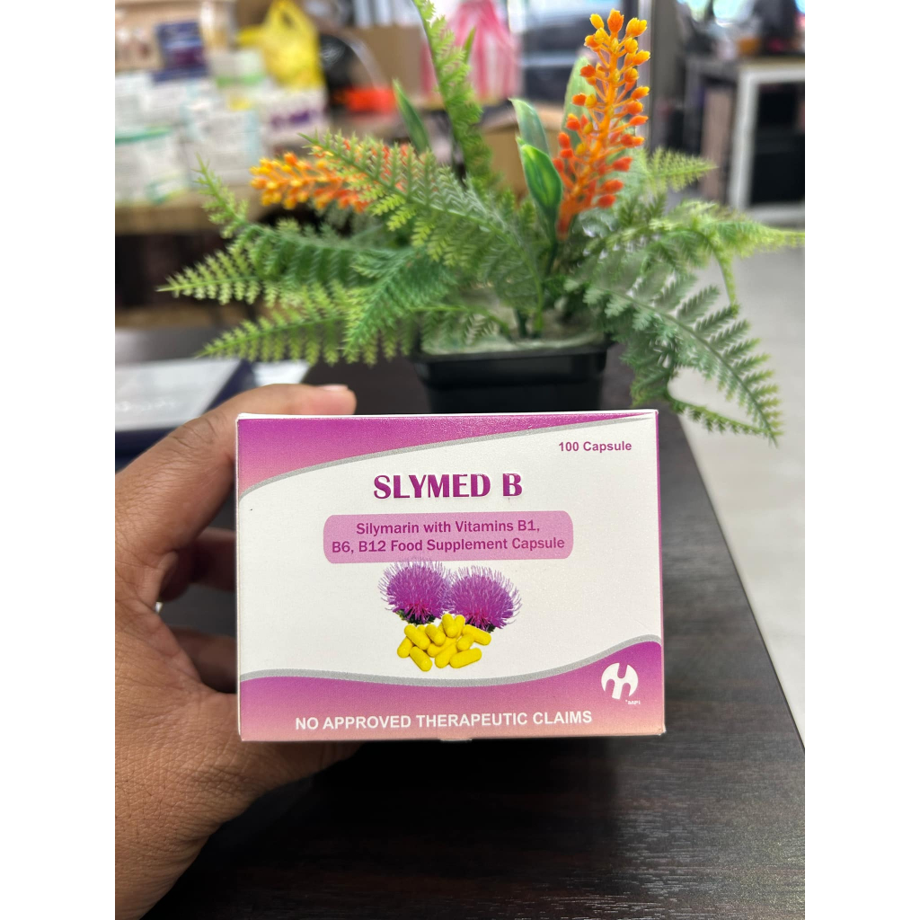 SLYMED Silymarin with Vitamins B1,B6,B12 Food Supplement 100 Capsule ...
