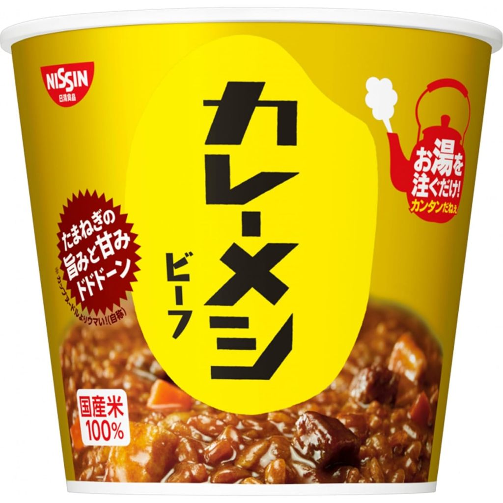 Curry Meshi Beef Nissin Foods | Instant Rice | 107g × 6 cups | Shopee ...