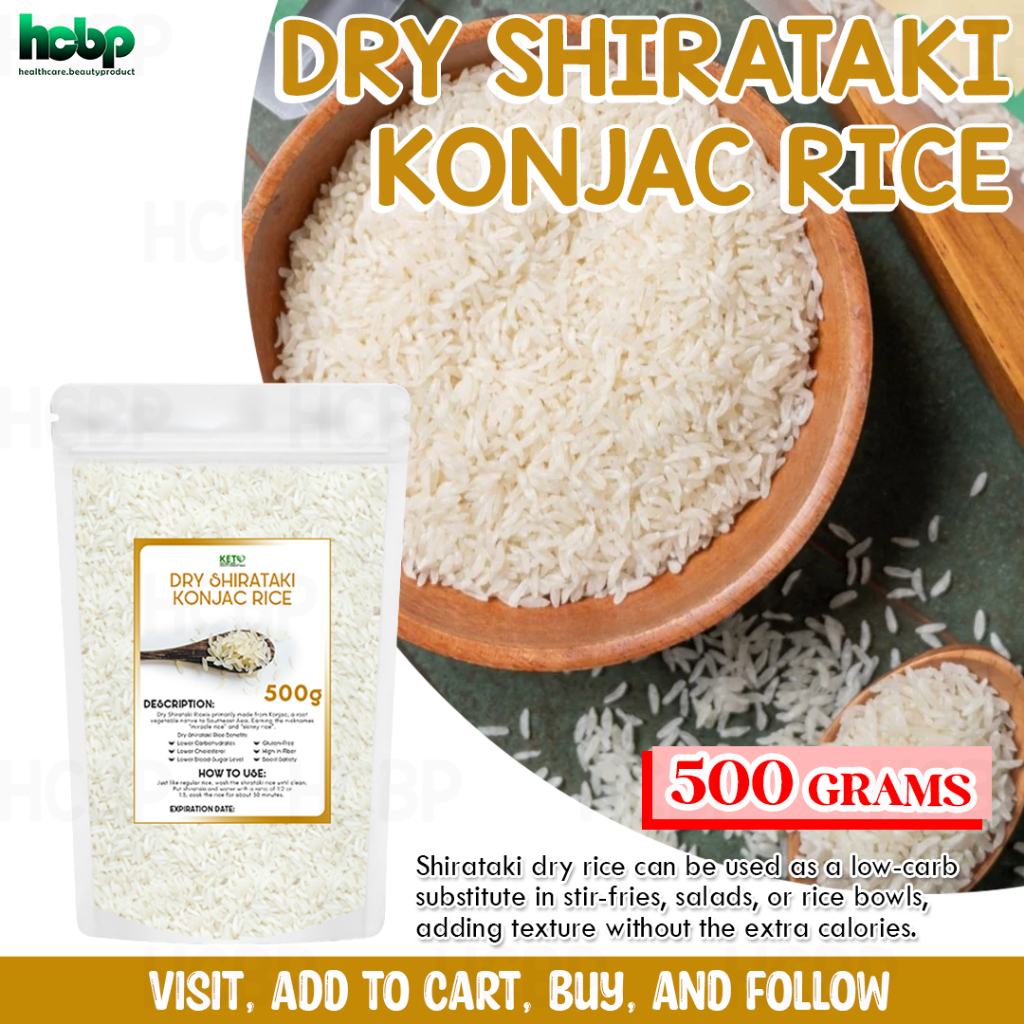 Dry Shirataki Rice 500g | Shopee Philippines