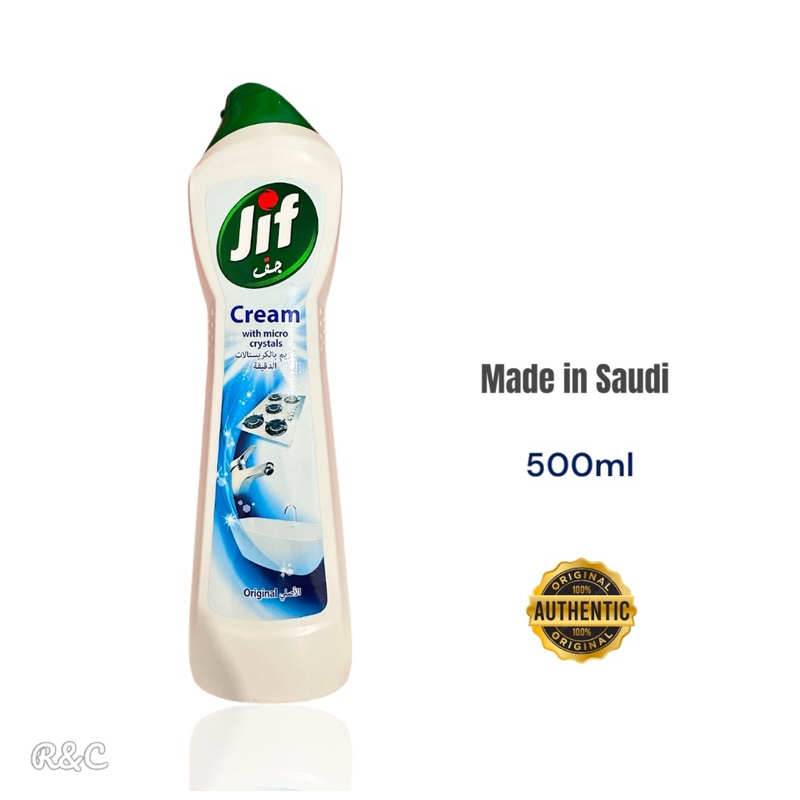JIF Cream Cleaner Original, 500ml, Made in Saudi (per piece) | Shopee ...