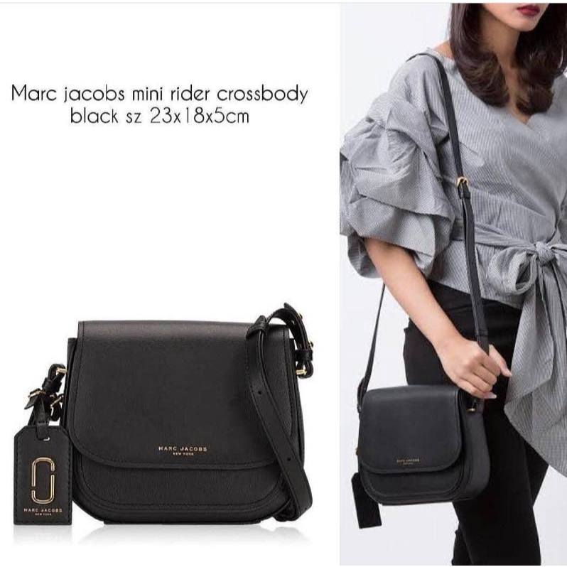 ORIG PRELOVED MJ Mini Rider Leather Crossbody Bag | Shopee Philippines