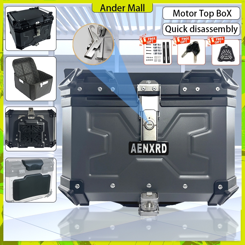 Top Box Motorcycle Box 45L Givi Box Motorcycle With Base Plate alloy ...