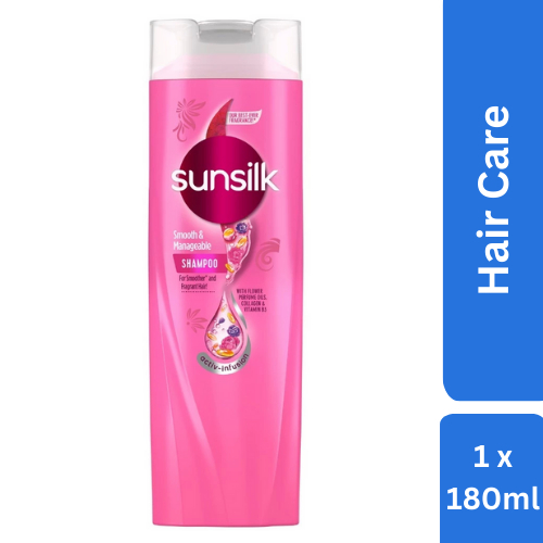 Sunsilk Smooth and Manageable Shampoo 180ml | Shopee Philippines
