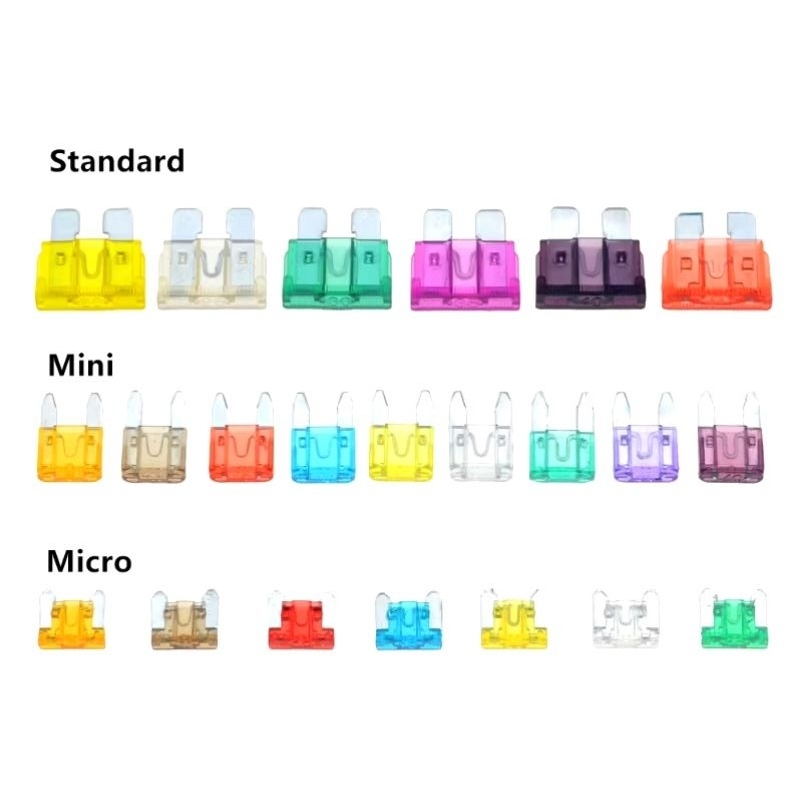 2pcs Micro, Mini and Standard Flat Blade Fuse | Shopee Philippines
