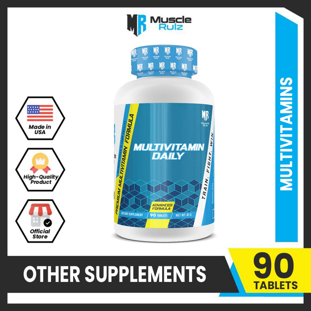 Muscle Rulz Multivitamin Daily Premium Multivitamin Formula - 90 ...