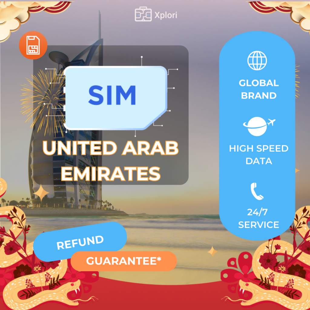 UAE Travel SIM - High-Speed 4G Unlimited Data (3, 5, 7 Days) | Shopee ...