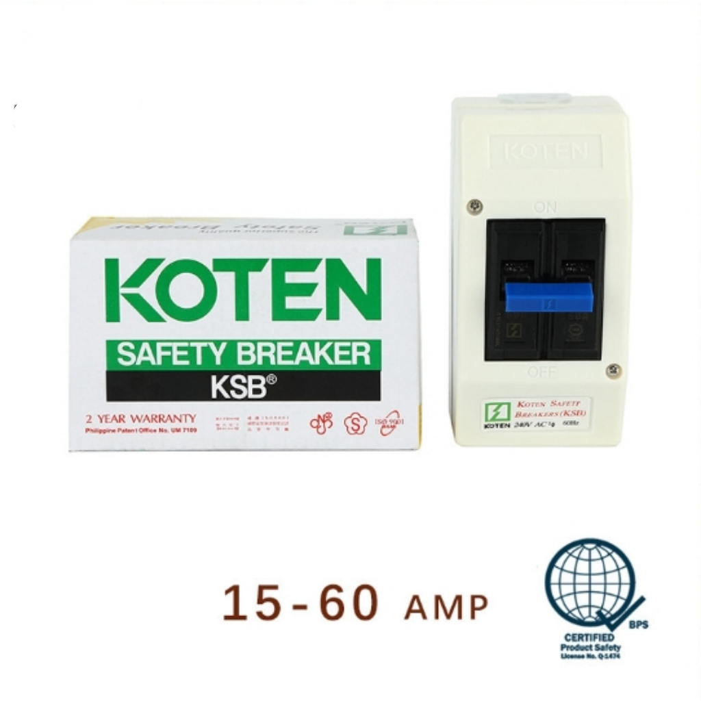 Koten Air Circuit Breaker 15-20-30-40-60 AMP Air Switch mr axi | Shopee Philippines