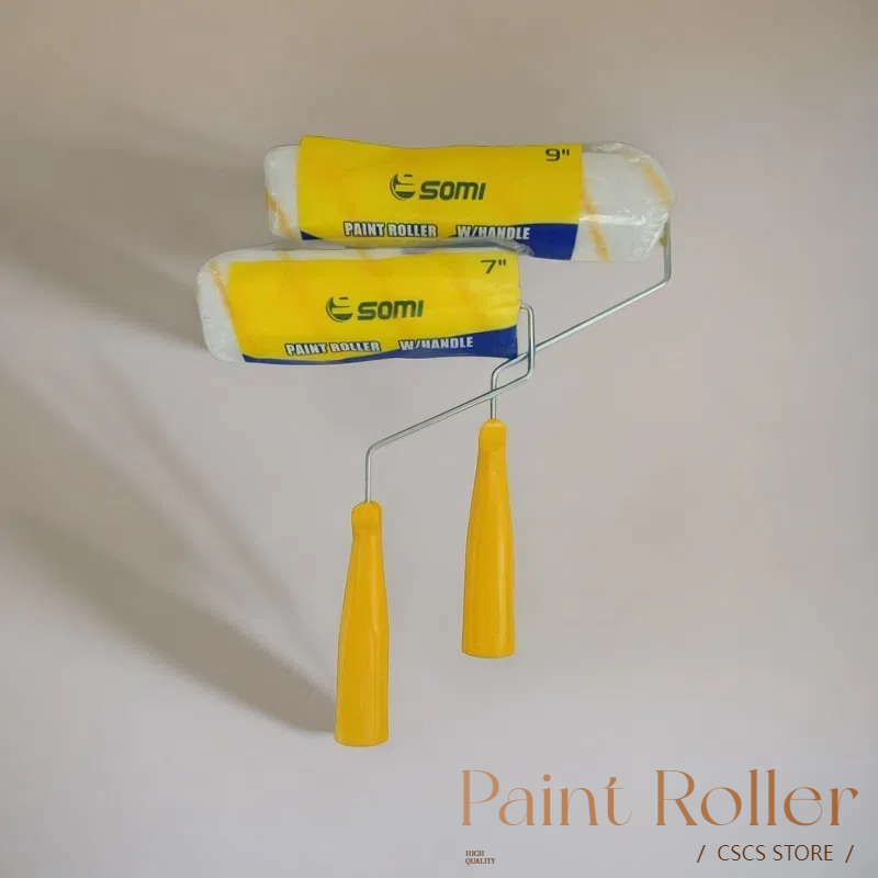 Paint Roller Brush Roller Cotton size 7" , 9'' | Shopee Philippines