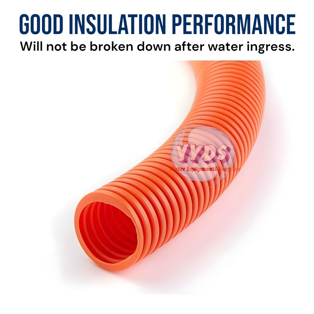 Orange Flexible Hose 1/2 & 3/4 for Electrical Conduit | Shopee Philippines