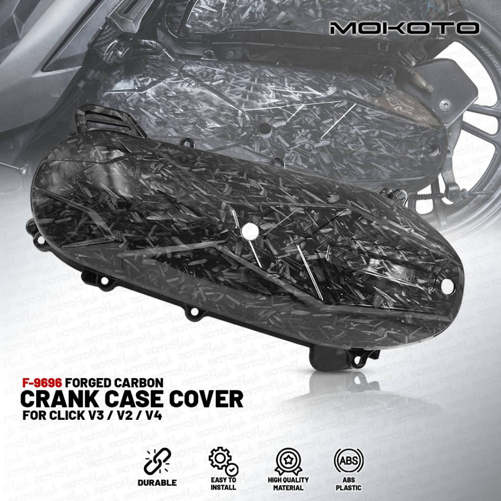 HONDA CLICK V3 CLICK V2 CRANK CASE COVER FORGED CARBON FOR HONDA CLICK ...