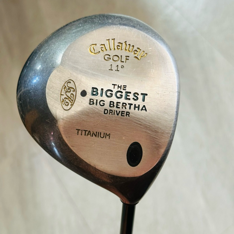 CALLAWAY DRIVER 11 degrees The Biggest Big Bertha Golf Driver Titanium ...