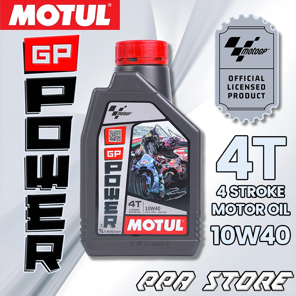 Motul GP POWER Motor Oil 10W-40 1L 4-Stroke Mineral Motorcycle Oil for ...