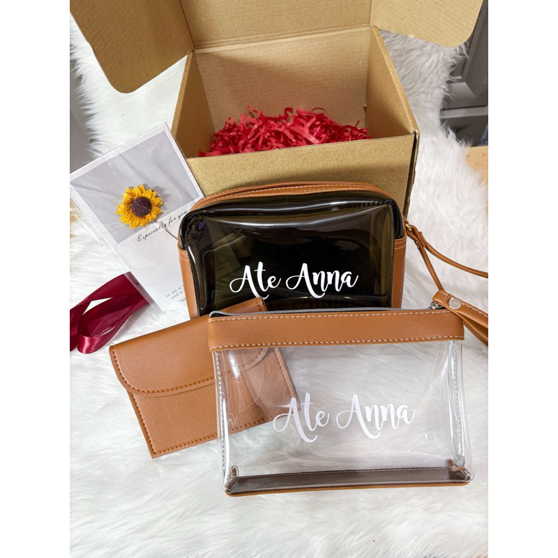 Add Ons: Box, shredded paper, ribbon & greeting card with dried flowers ...