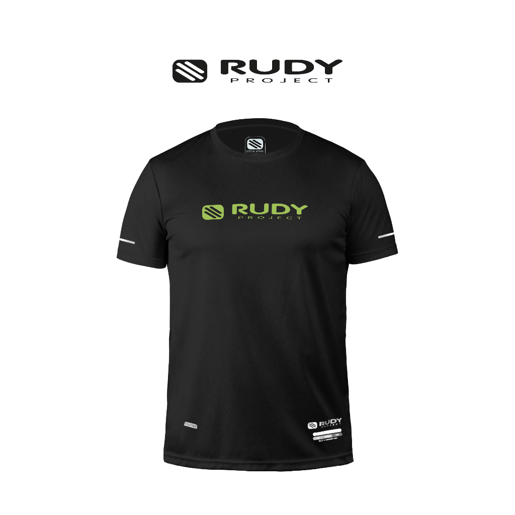 Rudy Project Logo Active Tee in Black | Shopee Philippines