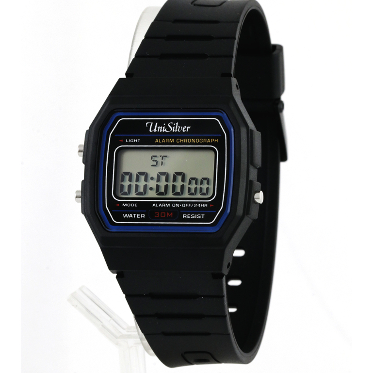 UniSilver TIME Womens Black Digital watch KW4091-1001 | Shopee Philippines