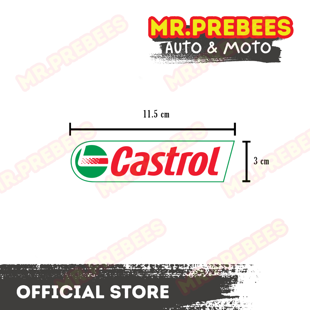 High Quality Vinyl Castrol Sticker | Shopee Philippines