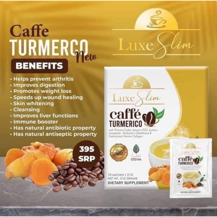 Luxxe Slim Caffe Turmerico | Shopee Philippines