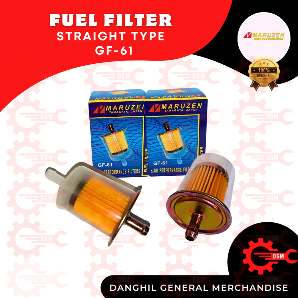 MARUZEN Fuel Filter GF-61 Straight Type - Universal | Shopee Philippines