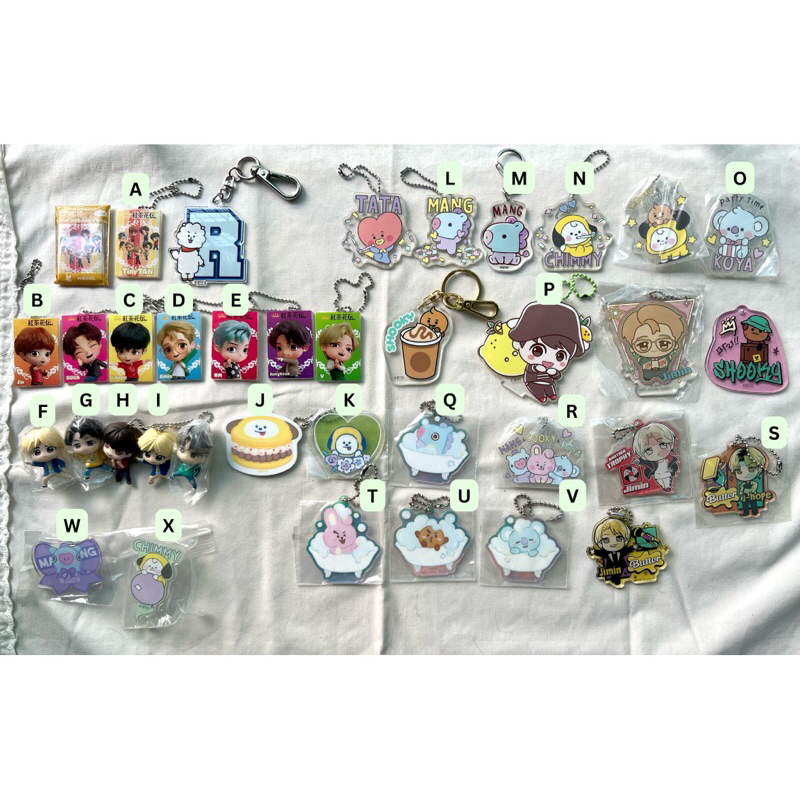 Official BTS BT21 TinyTan Acrylic Keychains | Shopee Philippines