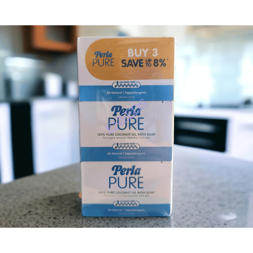 Perla Pure Bath Soap SET OF 3 | Shopee Philippines