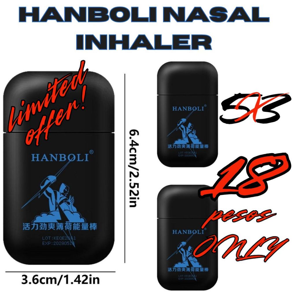 Liver Cleansing Nasal Herbal Box Double-Hole Energy Bar Energizing ...