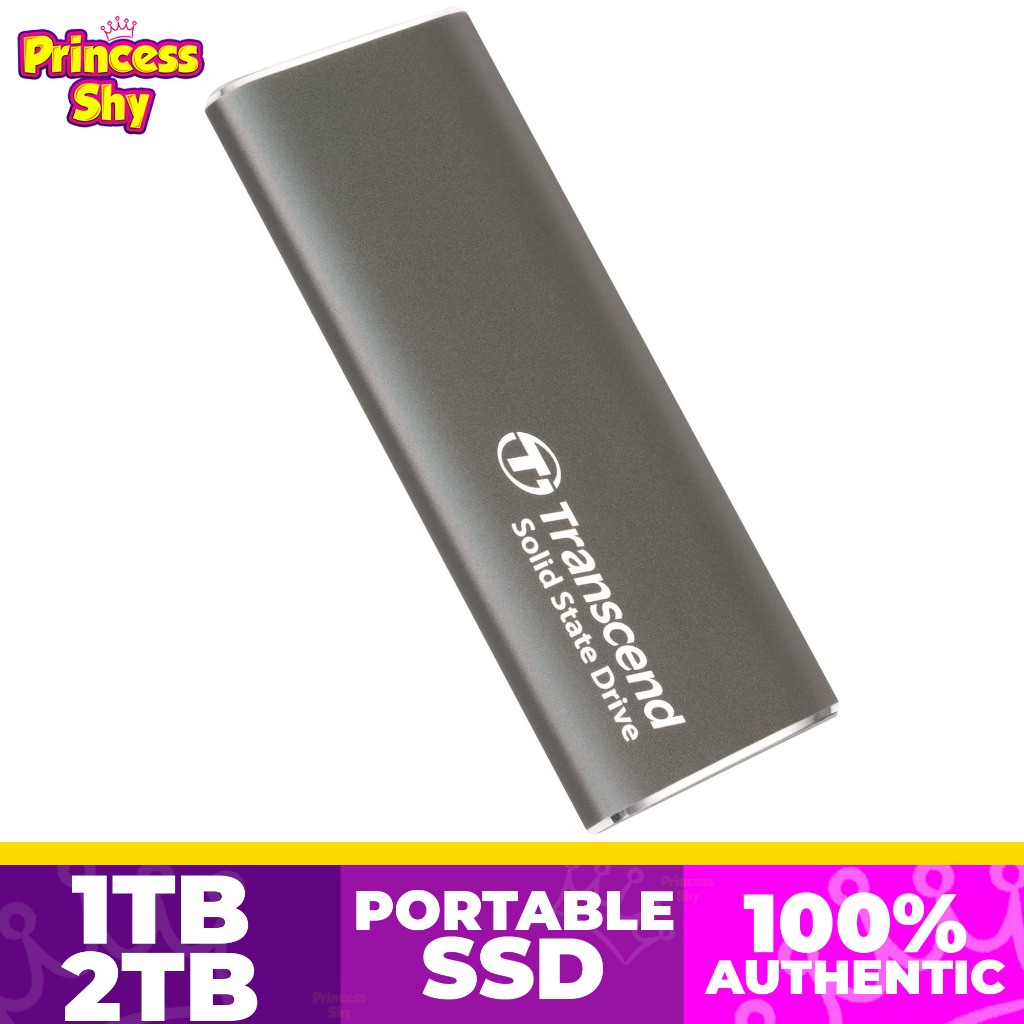 Transcend ESD265C 1TB / 2TB USB 3.2 Type C Portable SSD External Solid ...