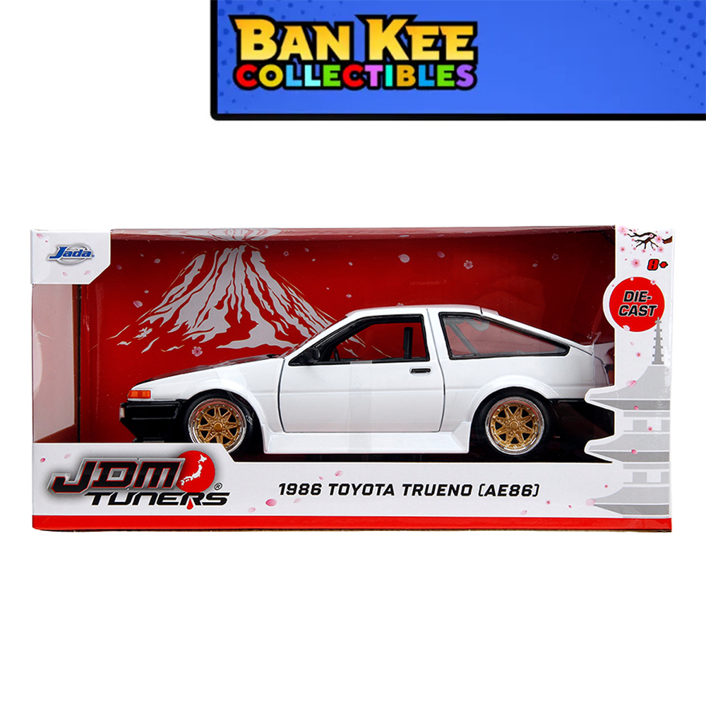 Jada Toys 1:24 JDM Tuners: 1986 Toyota Trueno Ae86-Glossy White | Shopee Philippines