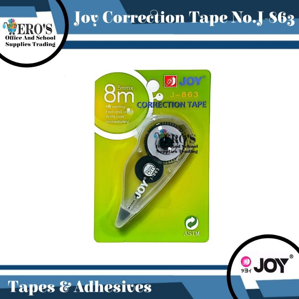Joy Correction Tape (J-863) | Shopee Philippines