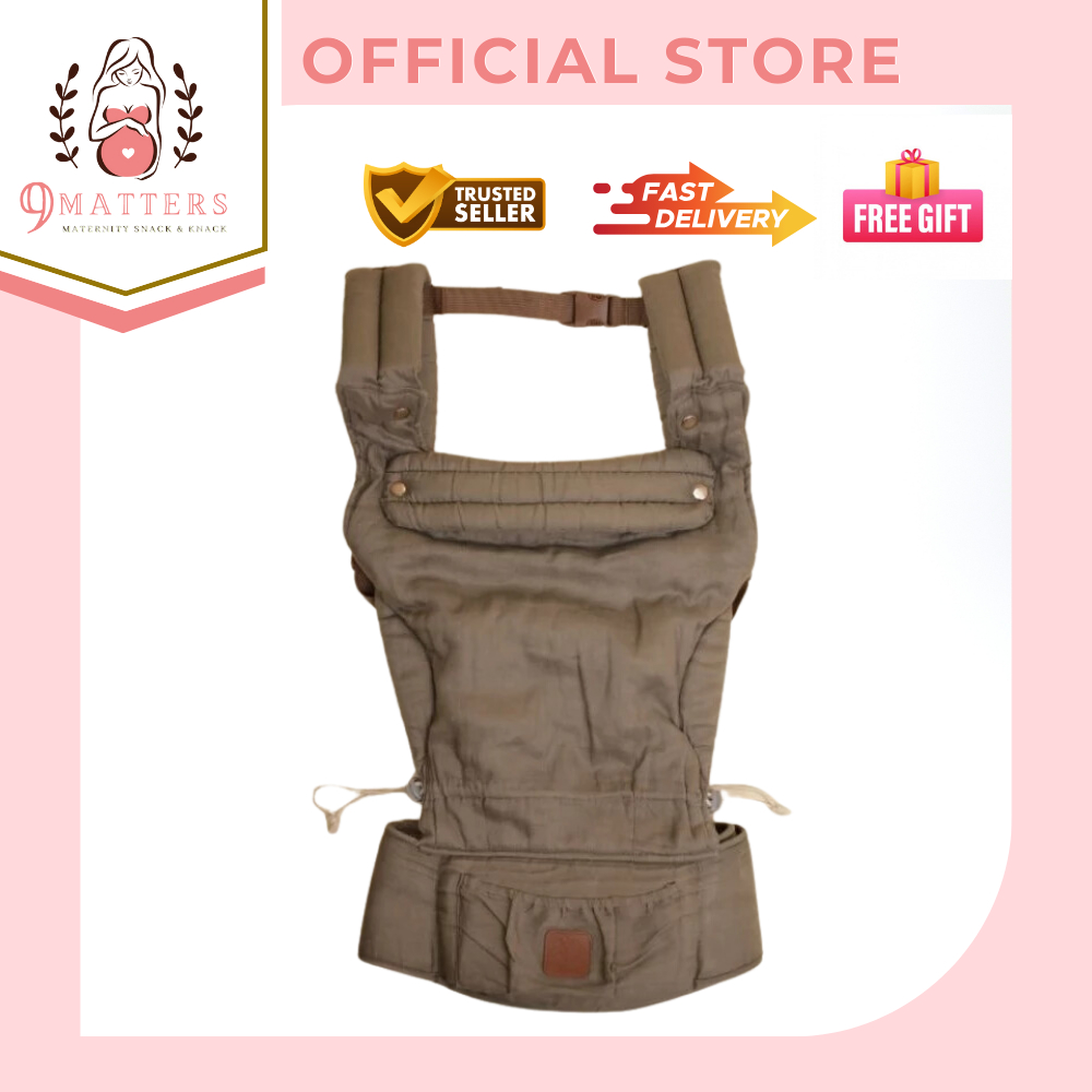 Zima Linen YAKAP Adjustable Ergonomic Baby Carrier for Newborn ...