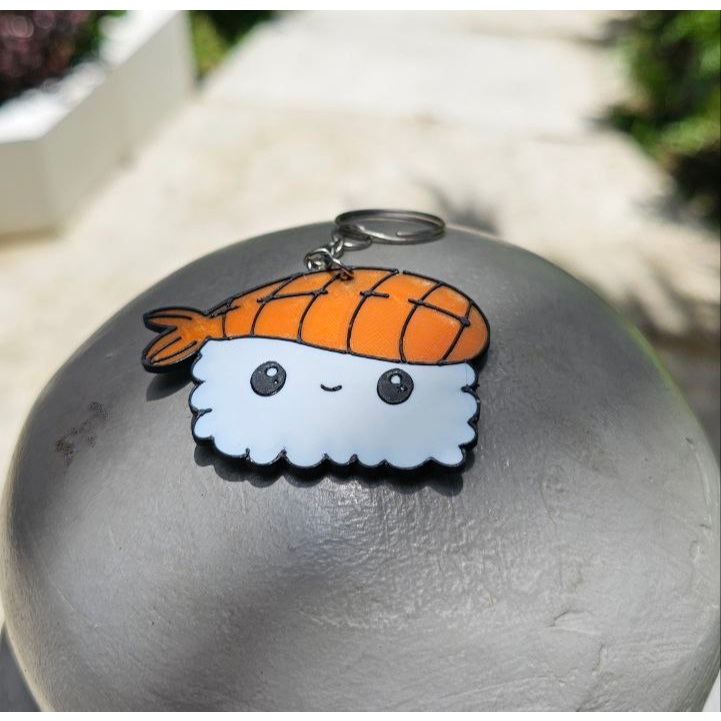 Kawaii Sushi Keychain | 3D Printed Cute Food Accessory | Shopee Philippines