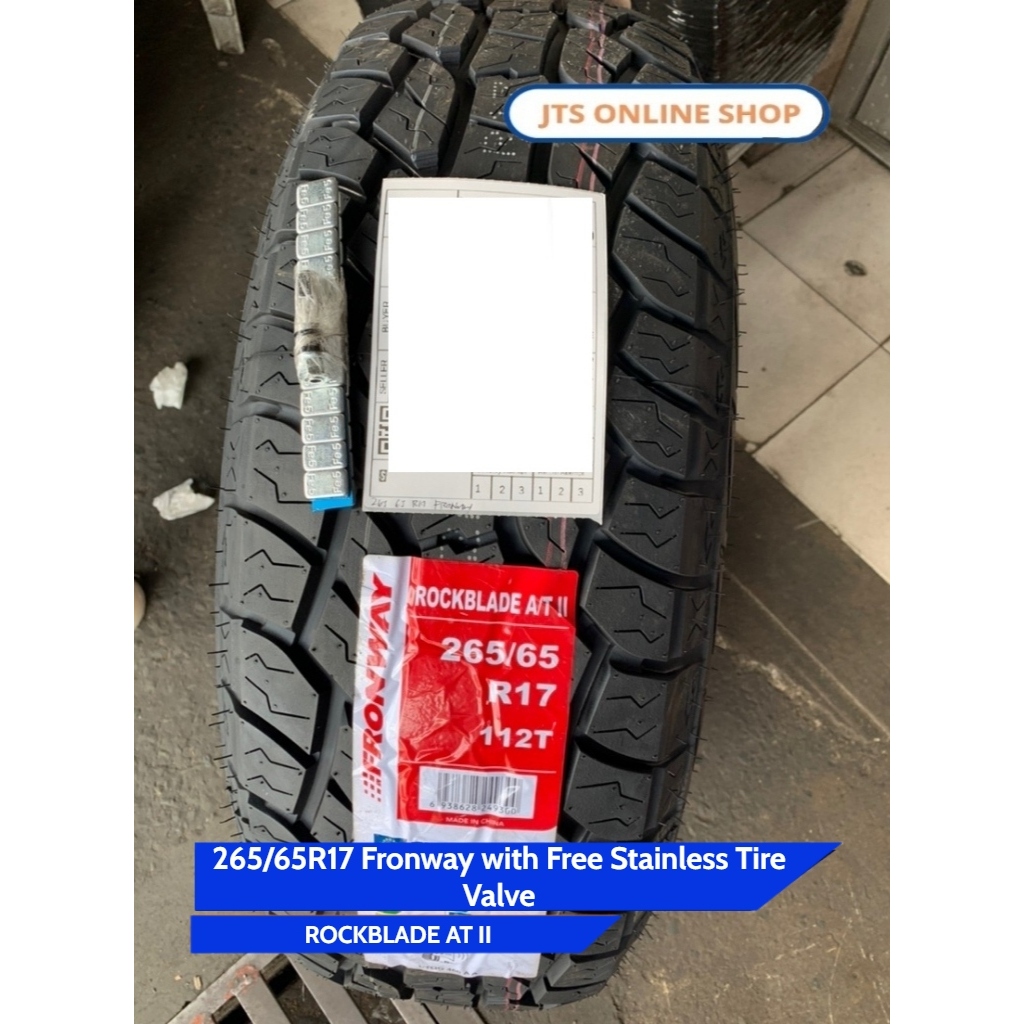 265/65R17 Fronway w/ Free Stainless Tire Valve | Shopee Philippines