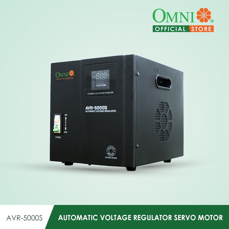 OMNI Automatic Voltage Regulator Servo Motor - AVR-5000S | Shopee ...