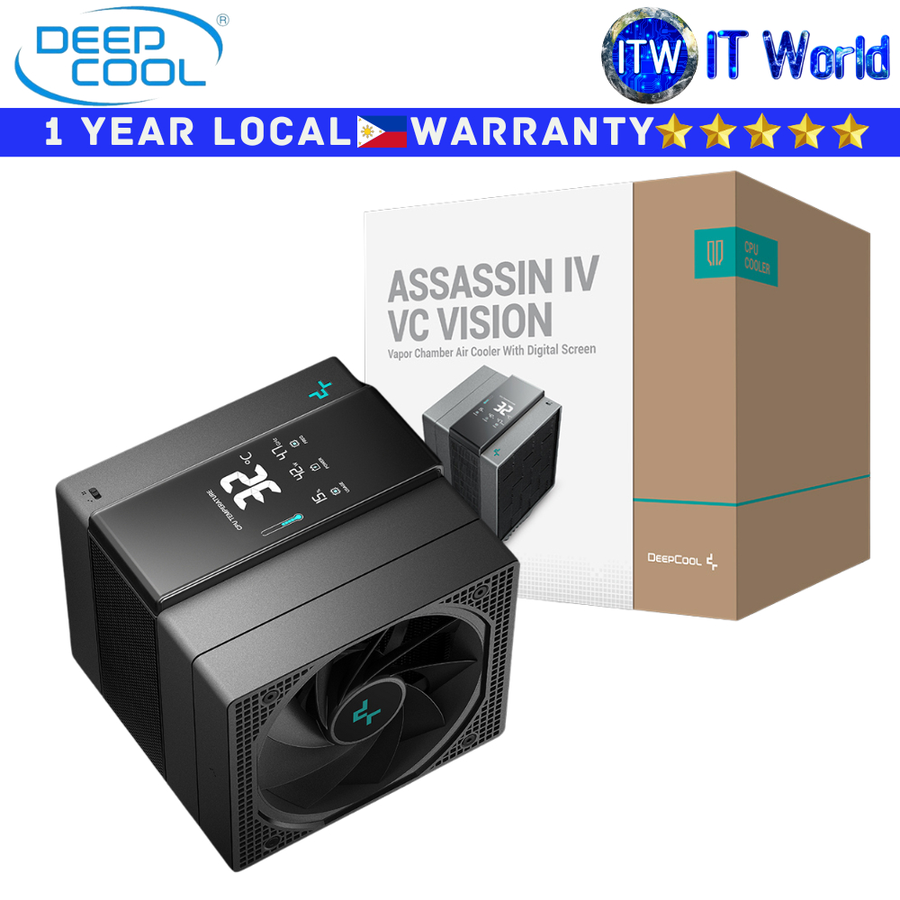 Deepcool CPU Cooler Fan Assassin IV VC Vision Vapor Chamber Air Cooler ...