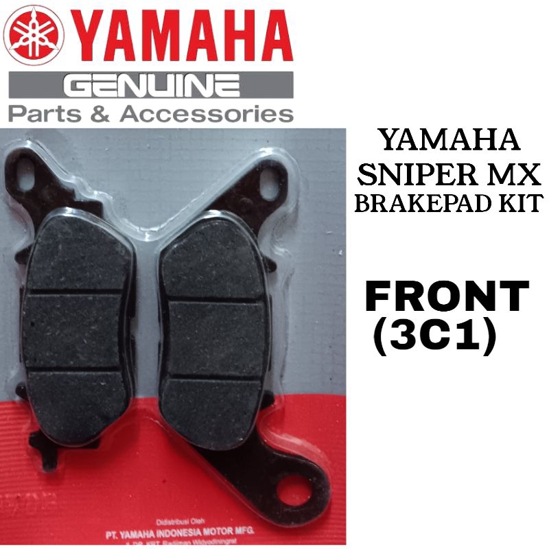 YAMAHA SNIPER MX BRAKE PAD KIT FRONT GENUINE PARTS [ 3C1-F5805-10 ...