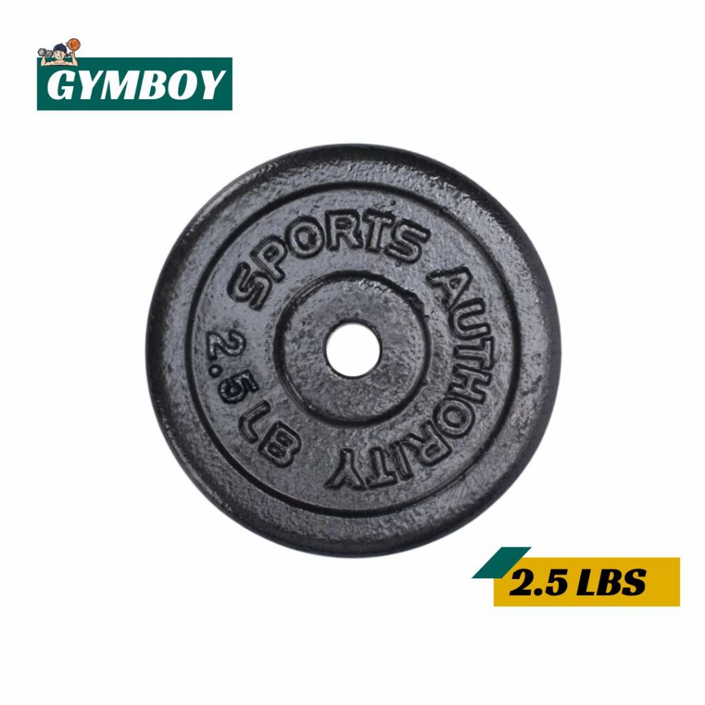 Gym Plates 2.5 lbs for Dumbbells Barbells GYMBOY 2.5 lbs Dumbell ...