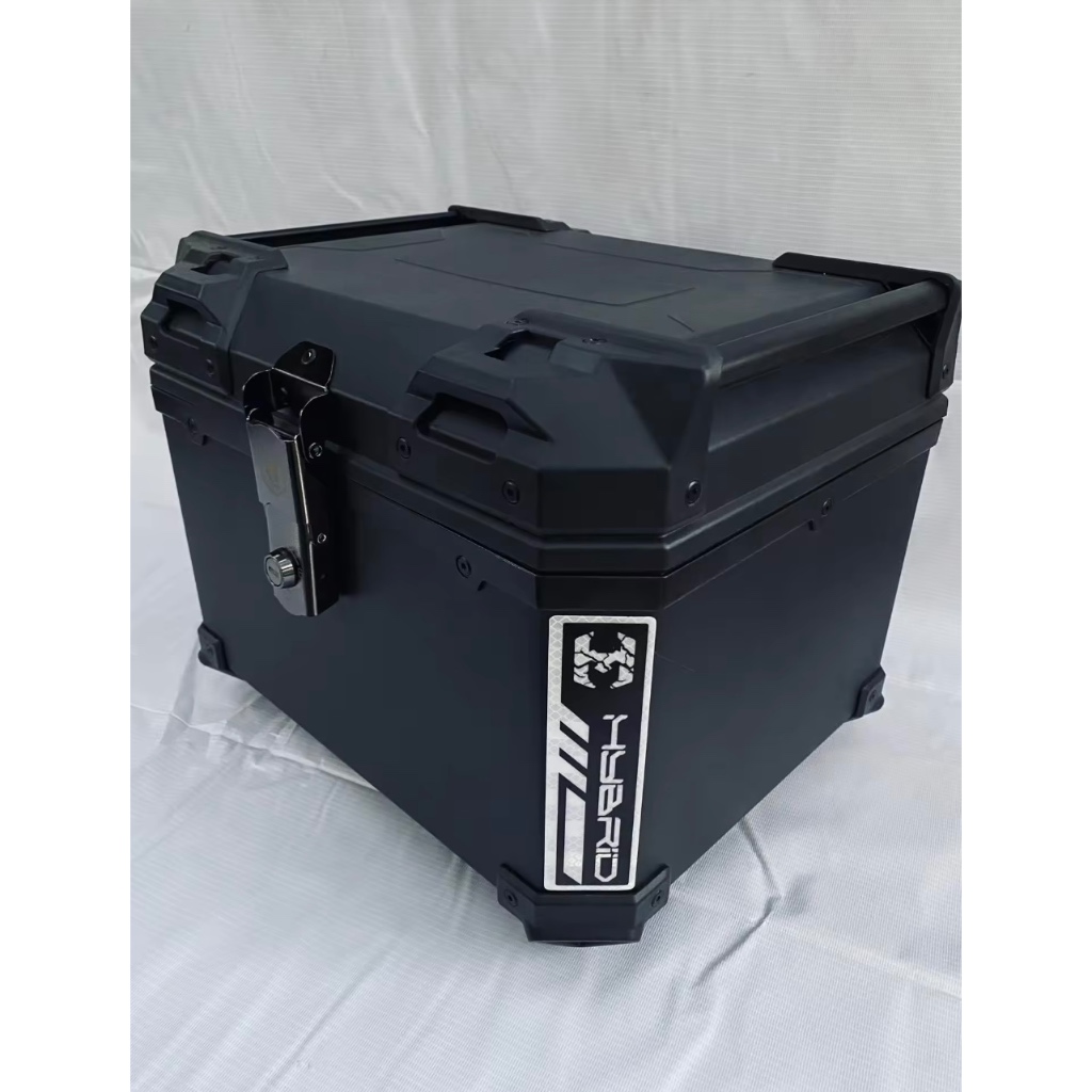 TOP BOX HYBRIID PLAIN BLACK 45L HARD PLASTIC | Shopee Philippines