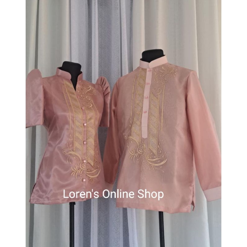 Colored Barong and Filipiniana Blouse | Shopee Philippines