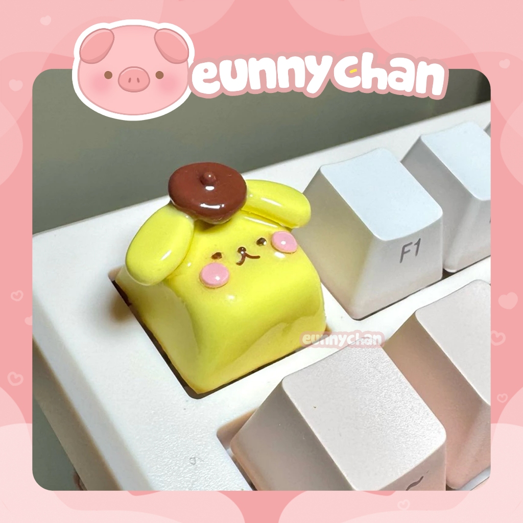 Sanrio Pompompurin Handmade Artisan Keycap by eunnychan | Shopee ...